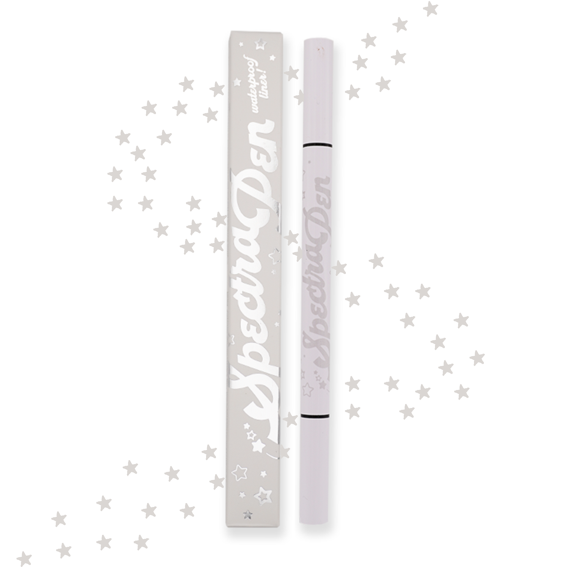 White Spectra Pen - Star Stamp Liner - Glisten Cosmetics